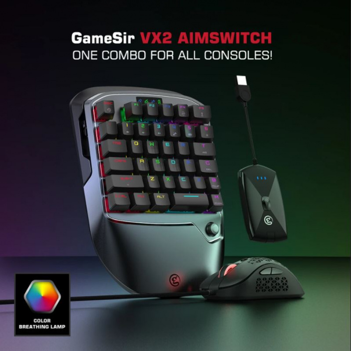GameSir VX2 AimSwitch Combo Mouse + Keyboard V2.0 | CQE.CZ